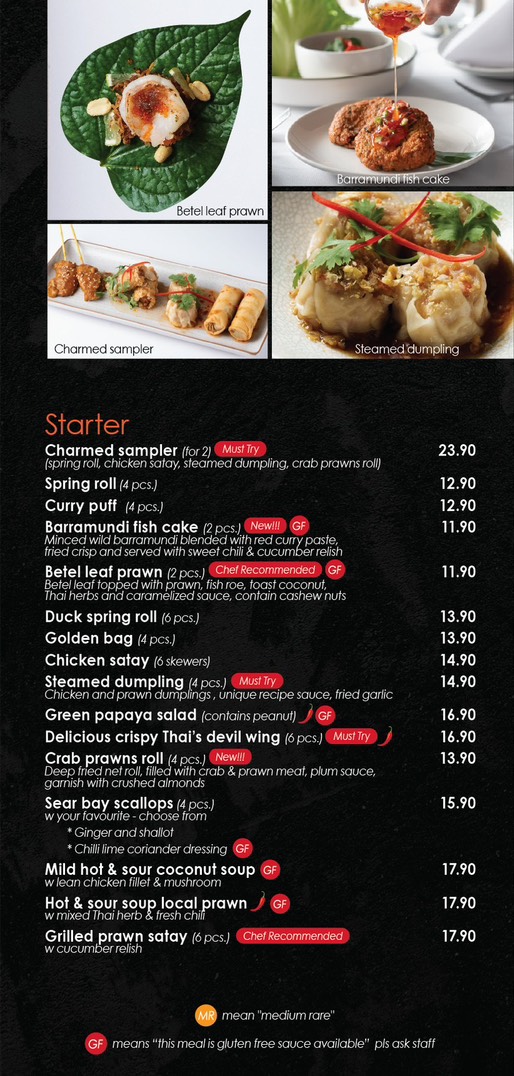 Charmed by Hanuman Thai - Gordon - MENU Gallery