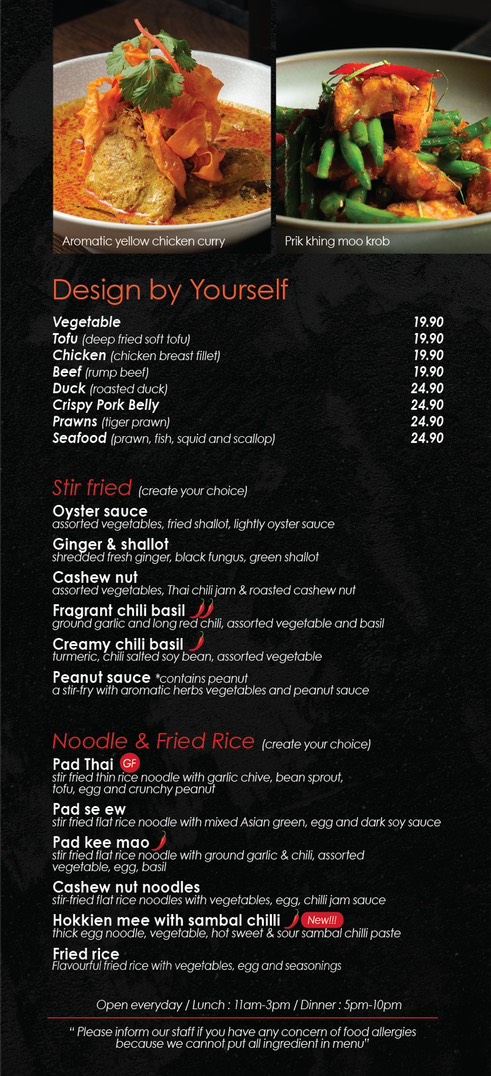 Charmed by Hanuman Thai - Gordon - MENU Gallery