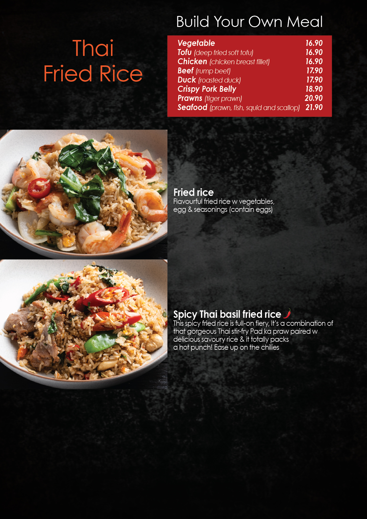 Charmed by Hanuman Thai - Gordon - Lunch Menu