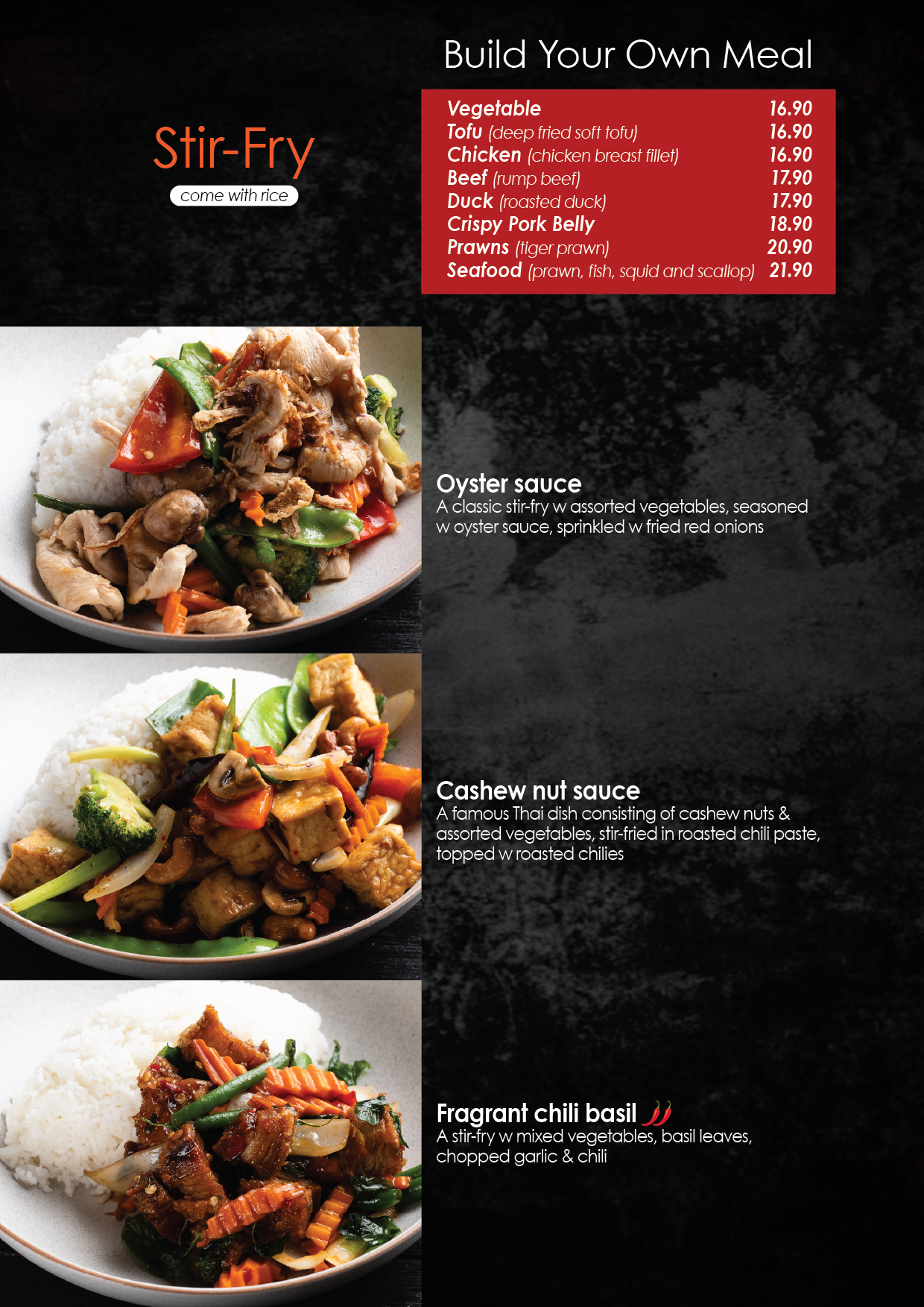 Charmed by Hanuman Thai - Gordon - Lunch Menu